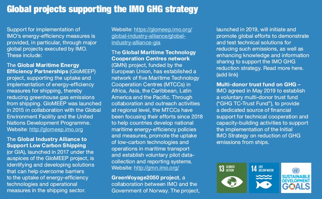 IMO ACTION TO REDUCE GREENHOUSE EMISSIONS FROM INTERNATIONAL SHIPPING ...