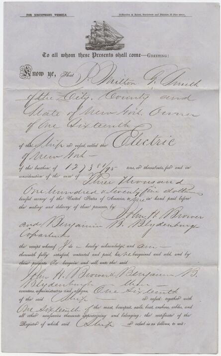 American Maritime Documents 1776-1860 | E-PORTS